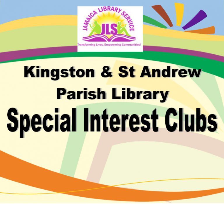 Special Interest Clubs - Jamaica Library Service