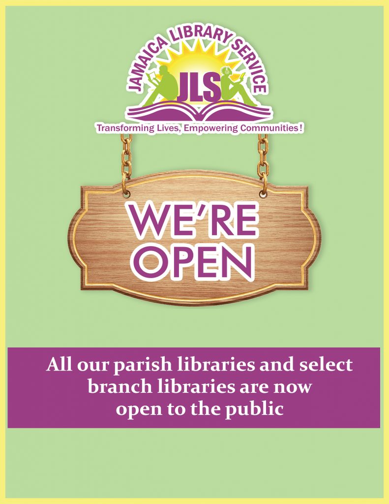Libraries Re-open to the Public - Jamaica Library Service